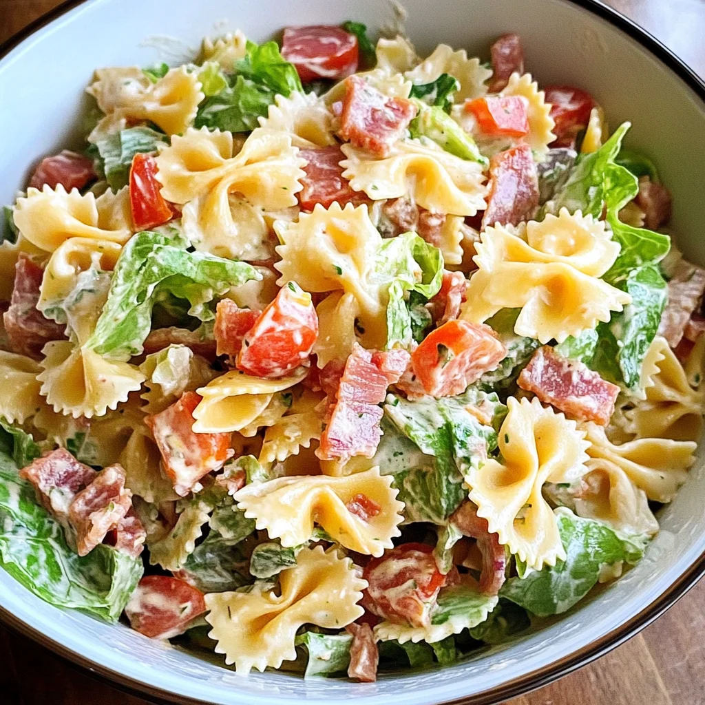BLT Pasta Salad recipe - The Ultimate Fresh Comfort Dish