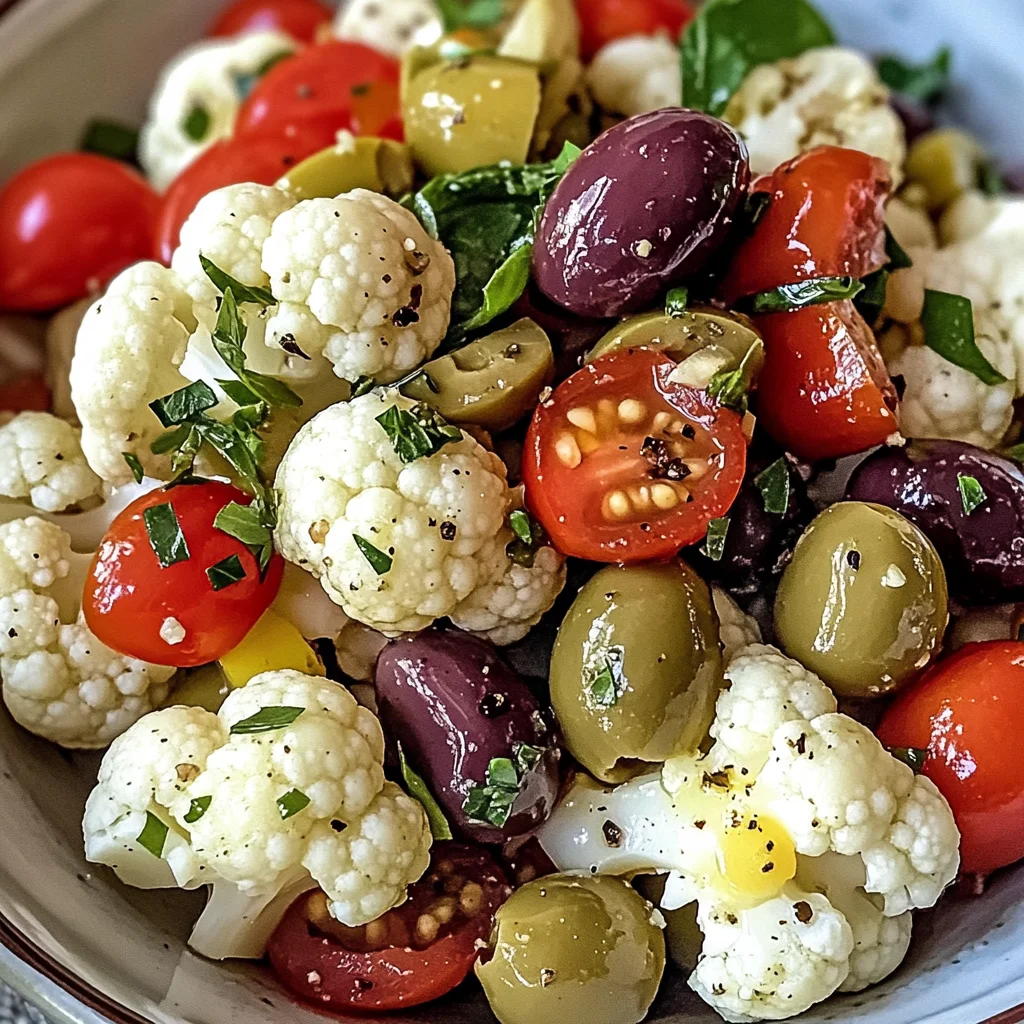 Sicilian Cauliflower Salad - The Ultimate Fresh Delight